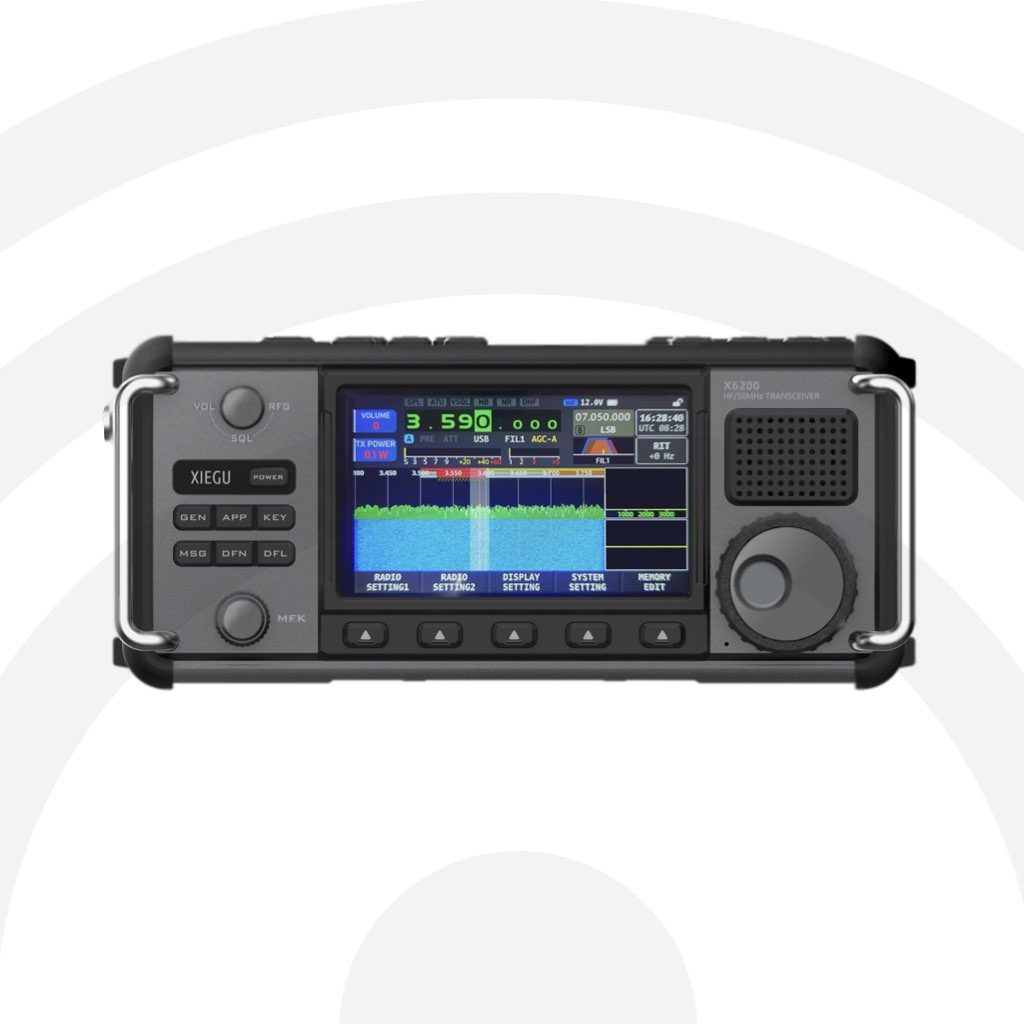 Xiegu X6200 HF/50MHz Portable SDR Transceiver - PileupDX.com